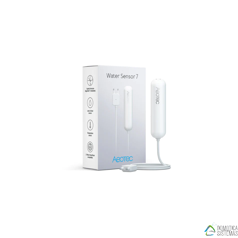 Aeotec Sensor de inundación, fugas y de seguridad con funciones Z wave