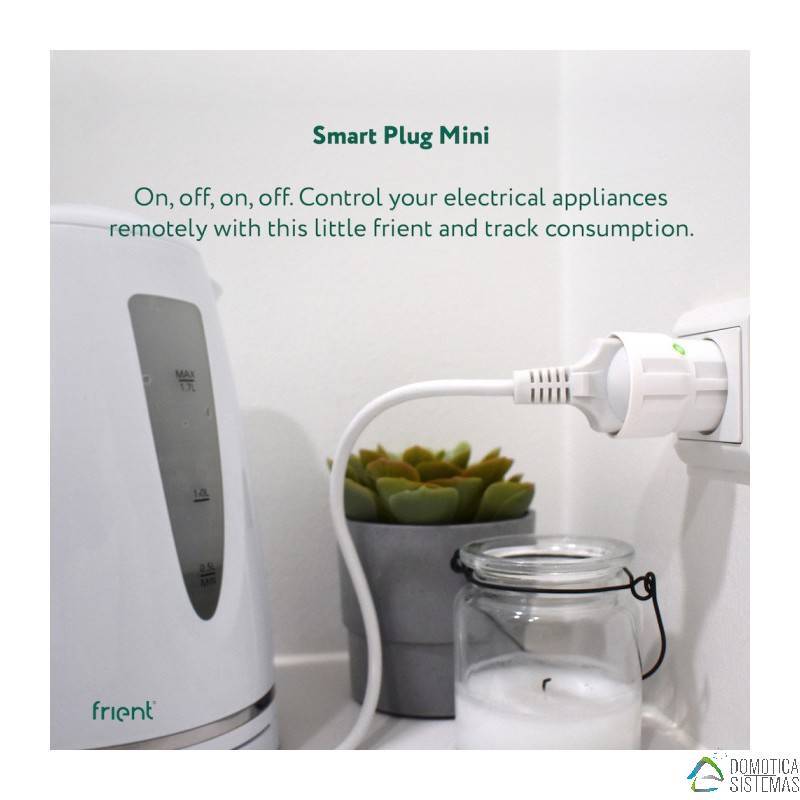 Schuko enchufe inteligente de Zigbee con medidor de consumo electrico